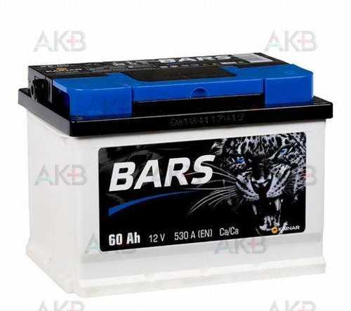 Аккумулятор bars 6ст-60 апз о.п. L2B 60Ач 530A (24