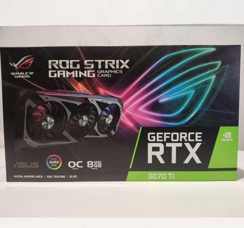 Видеокарта Asus ROG-strix-RTX3070Ti-O8G-Gaming