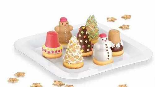 Формочки для печенья с начинкой Рождественские
