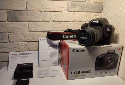 Canon eos 4000d 18-55mm III Kit