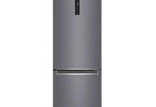 Холодильник с морозильником LG GB-B61dshmn серый