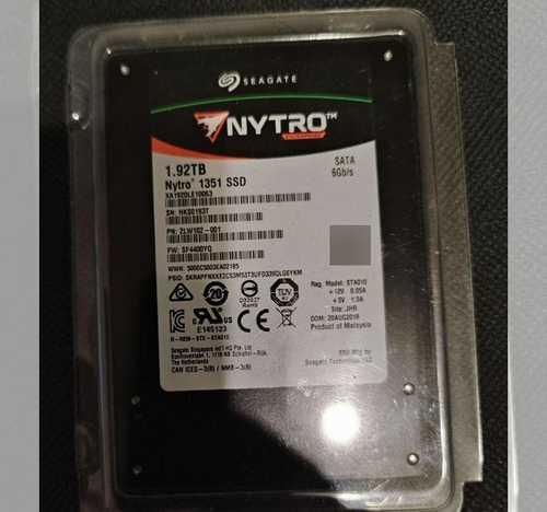 Seagate nytro 1351 SSD 1,92Tb