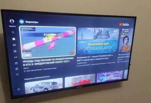 Телевизор hyundai- 43 smart TV. H-LED43EU7008