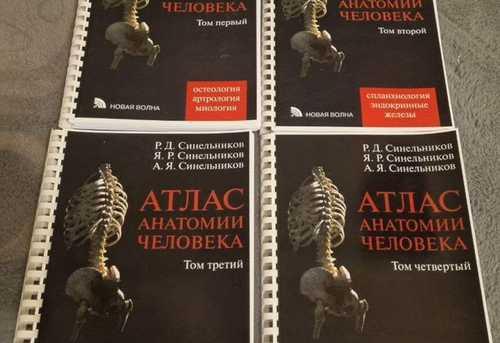 Атлас Анатомии Человека Синельников, 4 тома