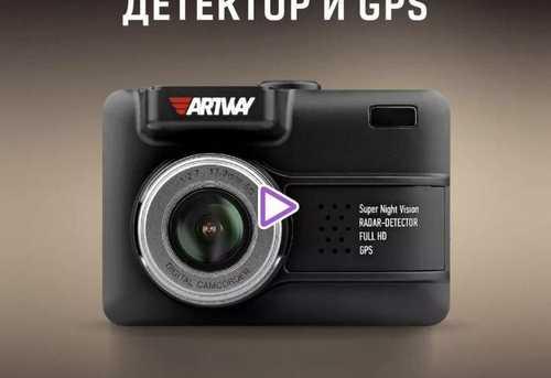 Artway md-105 видеорегистратор радар-детектор GPS