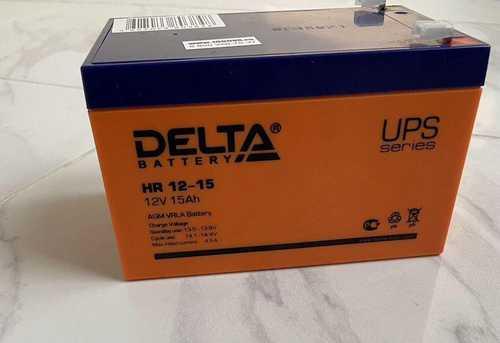 Аккумулятор Delta hr 12-15(12v/15Ah)