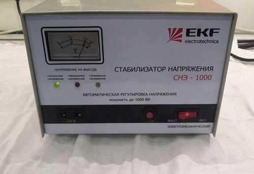 Стабилизатор напряжения Ekf basic снэ-1000