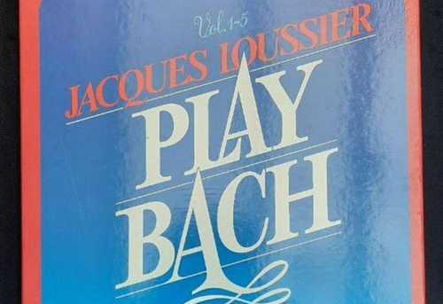 Jacques Loussier "Play Bach"Box 5 пластинок lp-box