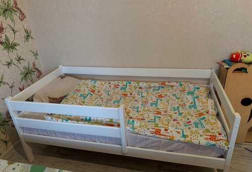 Детская кровать из цельного массива березы