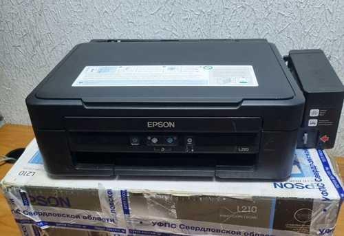 Мфу цветной Epson L210 копир сканер