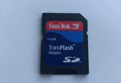 Адаптер SanDisk для карты памяти micro SD/SD