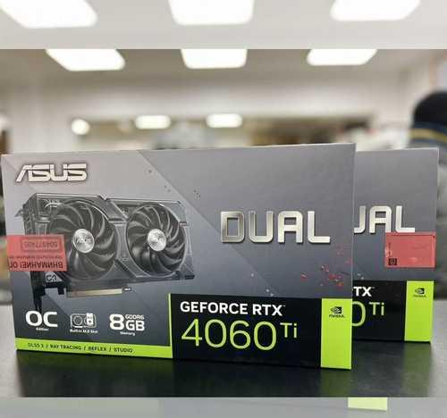 Видеокарта RTX 4060 Ti Asus Dual (8Gb) Новая