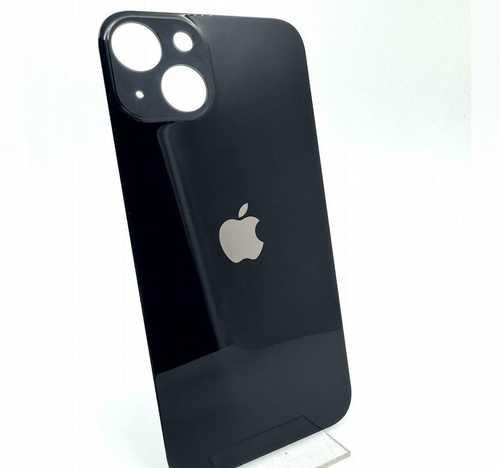 Заднее стекло корпуса iPhone 13 Black (увеличенное