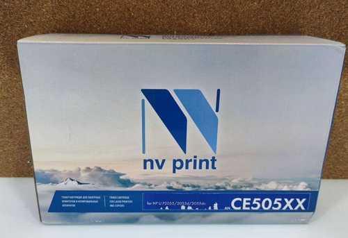 Картридж NV Print CE505XX Black для HP, 10000 стр