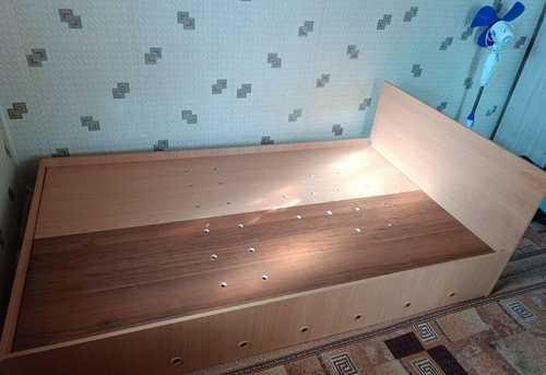 Кровать без матраса деревянная