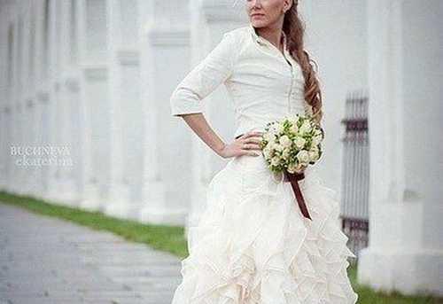 Свадебное платье - Бархатный цветочек