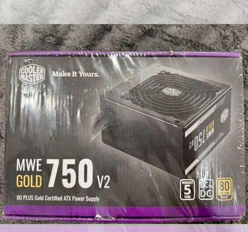 Блок питания Cooler Master MWE gold 750v2