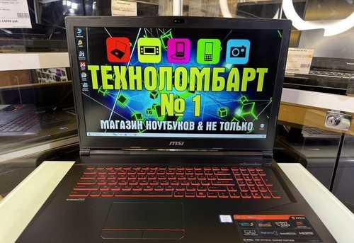 Ноутбук MSI 17.3"/i7-8/16Gb/SSD+HDD/GTX1050-4Gb