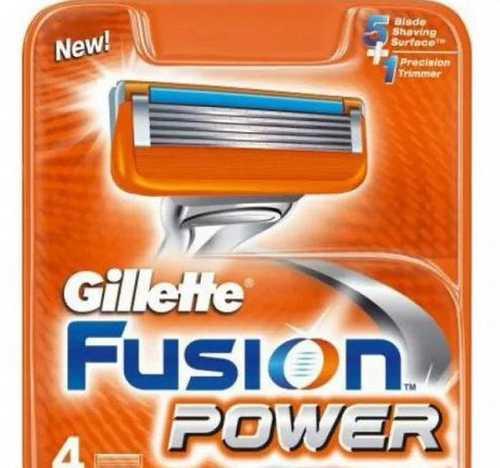 Сменные кассеты Gillette Fusion Power 4 шт