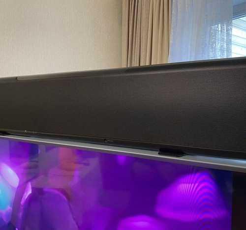 Сундбар Yamaha с сабвуфером KEF