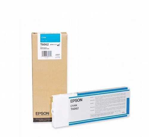 Струйный картридж Epson T6062 Голубой 118558