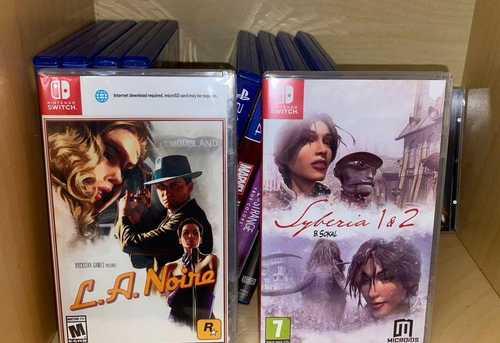 Syberia 1&2, L.A. Noire Nintendo Switch