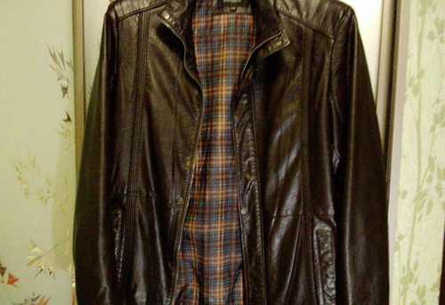 Кожаная куртка мужская деми, 54
