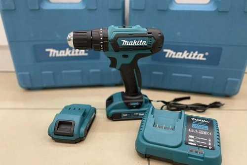 Шуруповерт makita 18v ударный + 2 аккумулятора