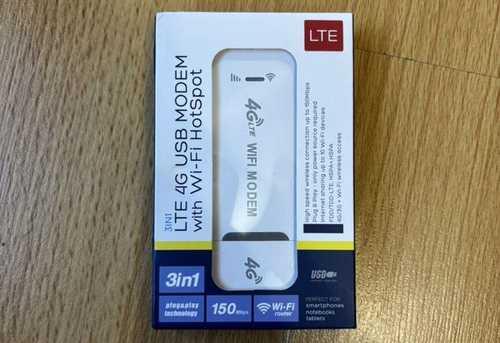 4G USB+wi-fi модем