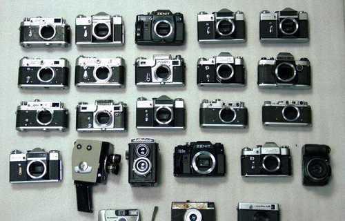 Фотоаппараты (24 штуки) и принадлежности №13