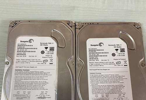 Жесткий диск Seagate barracuda 7200 320/160GB