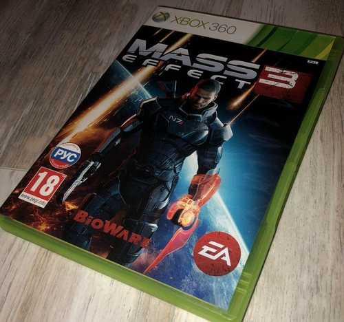 Mass effect 3 xbox 360 Диск игровой