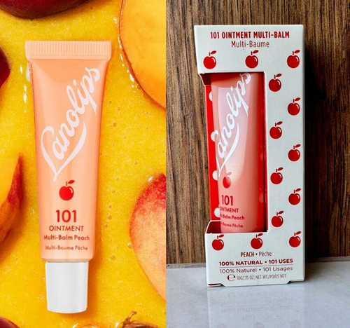 Lanolips 101 Ointment Multi-Balm Peach бальзам