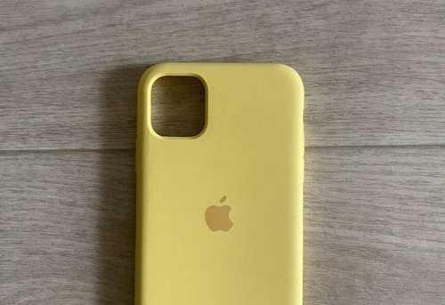 Чехол на iPhone 11 жёлтый