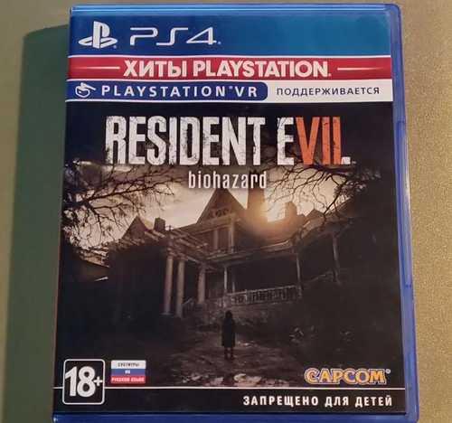 Resident Evil 7: Biohazard Диск PS 4