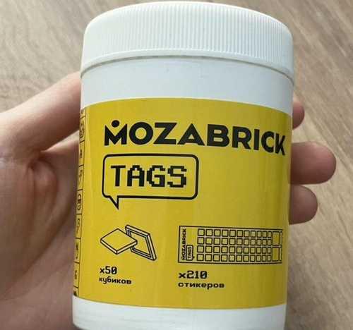 Mozabrick конструктор со стикерами