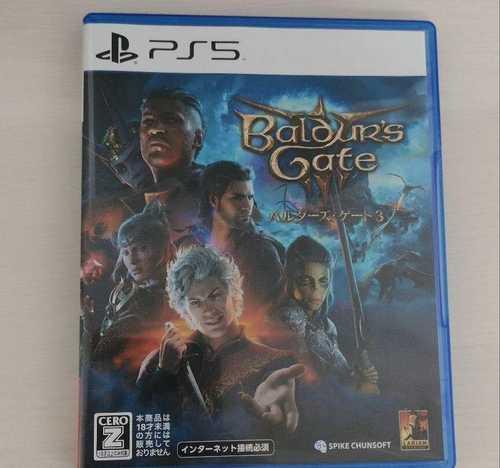 Baldur's gate 3 PS5 диск