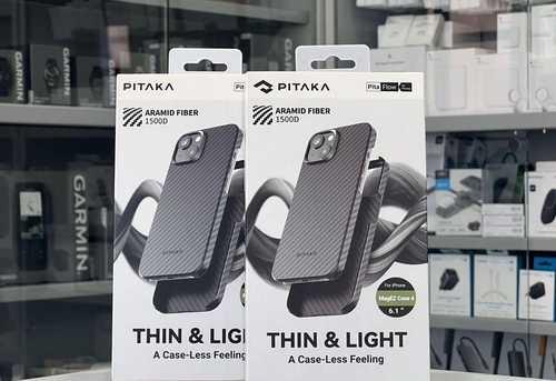 Чехол с MagSafe pitaka MagEZ Case для iPhone 15