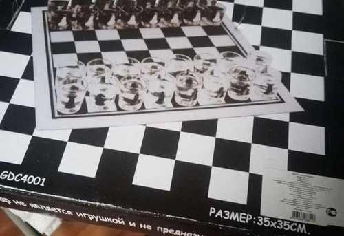 Шахматы со стопками "пьяные шахматы"