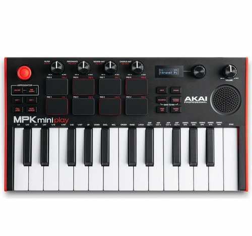 Akai PRO MPK mini play MK3 миди клавиатура