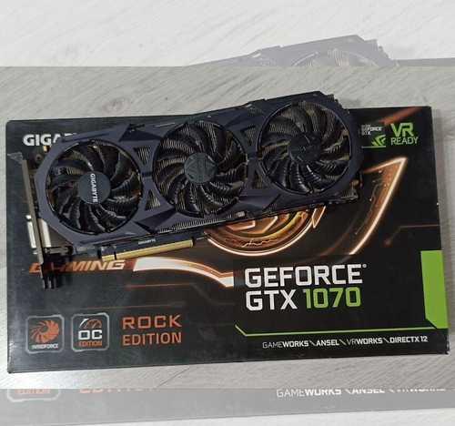 Gtx 1070 gigabyte g1 gaming rock edition