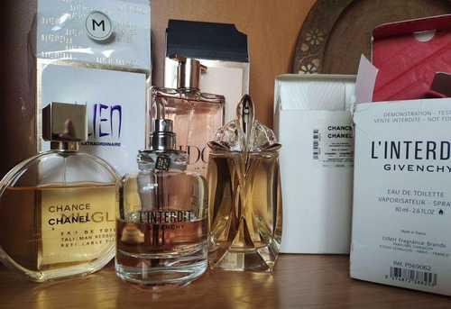 Парфюм оригинал Chanel Mugler Lancome Givenchy