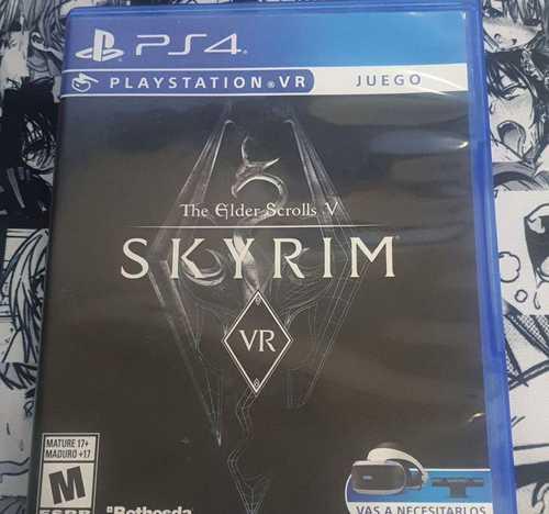 Диски на ps4. Skyrim VR