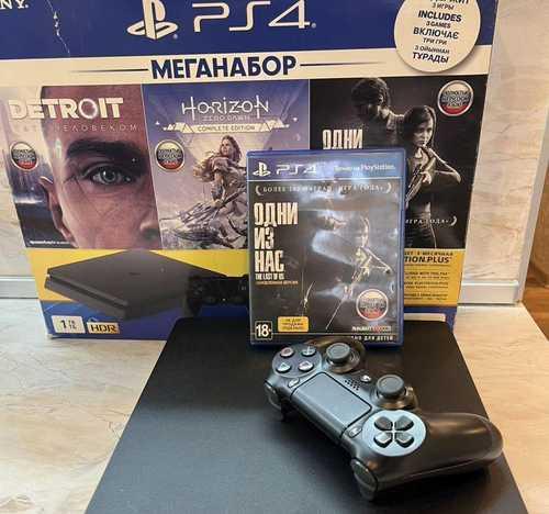 Sony playstation 4 slim 1tb один из нас