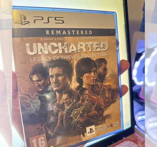 Uncharted коллекция ps5 диск