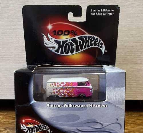 Hot wheels 100% vintage volkswagen microbus