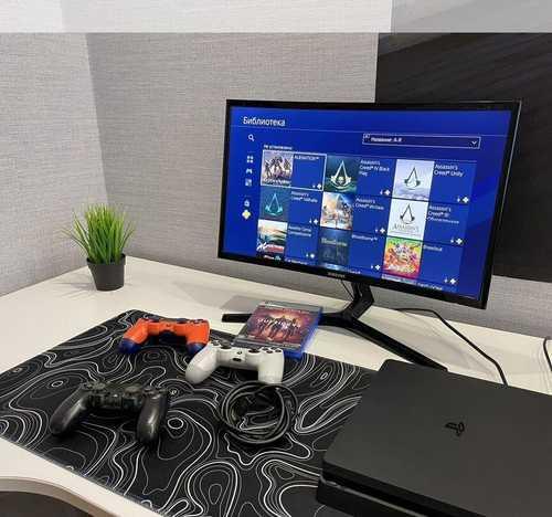 Sony PlayStation 4 Slim  90 игр