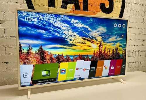 Метровый белый LG 109см Full HD SMART TV Wi-Fi