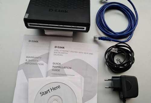 Беспроводной Wifi роутер D-Link DSL-2640U