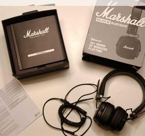 Беспроводные наушники marshall major III (3)